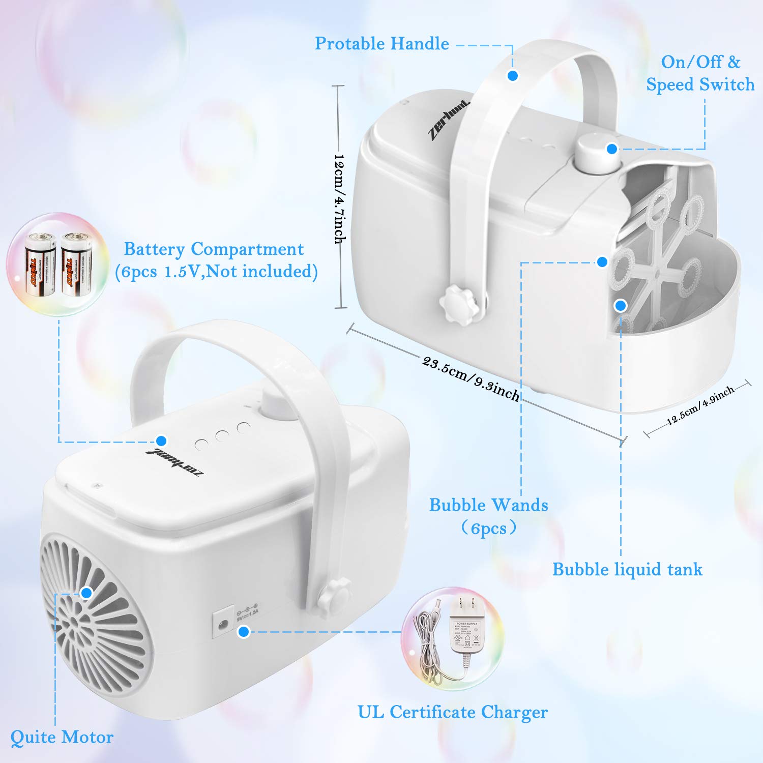 Bubble Machine White-Zerhunt